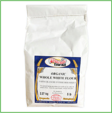 Flour, Organic Whole White (Canada) 2.27 kg – Sprout Master