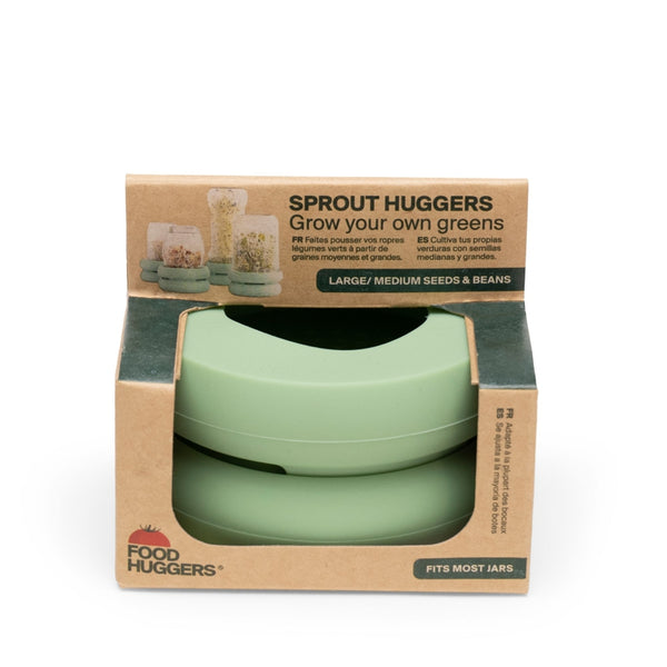 Seed Sprouting Lid Set Silicone, Sprout Hugger – Sprout Master