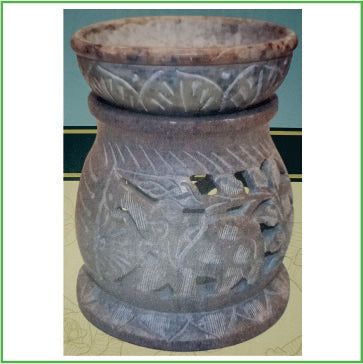 Essential Oil, Soapstone Tealight Holder & Oil Burner – Sprout Master
