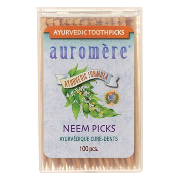 Auromere Ayurvedic Neem Toothpicks -100pc – Sprout Master